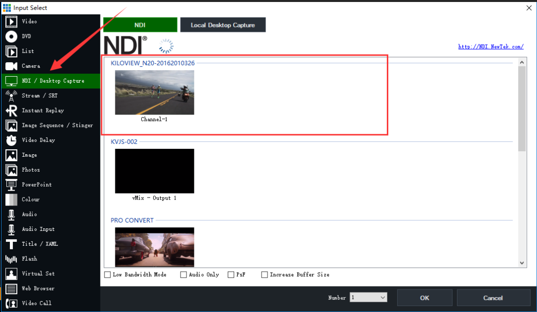 vMix如何发送和接收NDI流 - NDI教程 - NDI Tools官网 - NDI Tools 中文版本下载 NDI软件中国官网